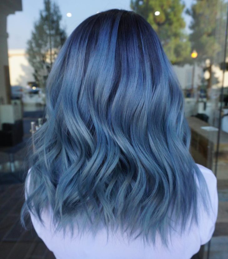 Cabelo azul: 45 fotos, tutoriais e dicas para um visual autêntico e ...