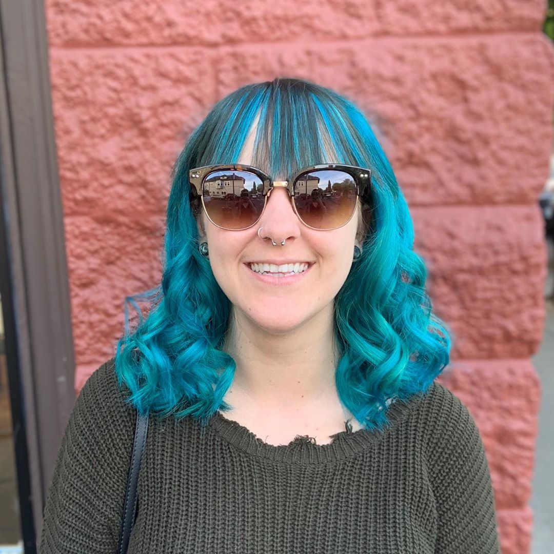 Cabelo azul: 45 fotos, tutoriais e dicas para um visual autêntico e ...