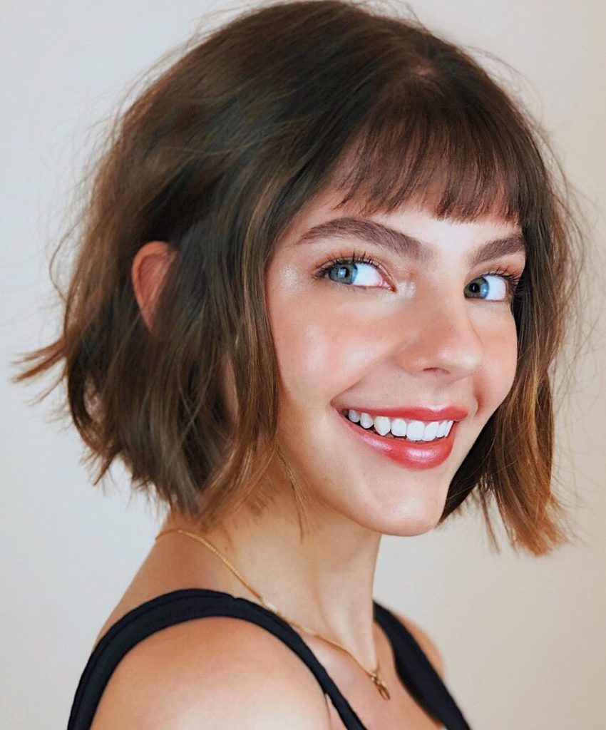 Franja: tipos, como cortar e qual combina com você [35 FOTOS]