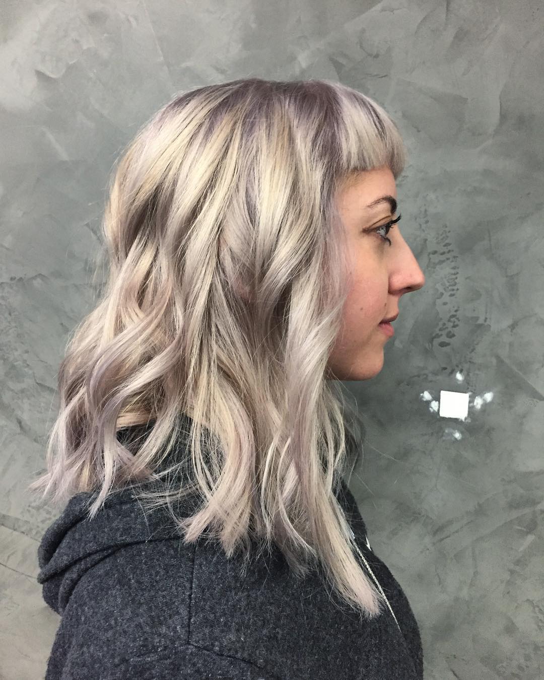 long bob com franja: 60 cortes + dicas para cortar em casa