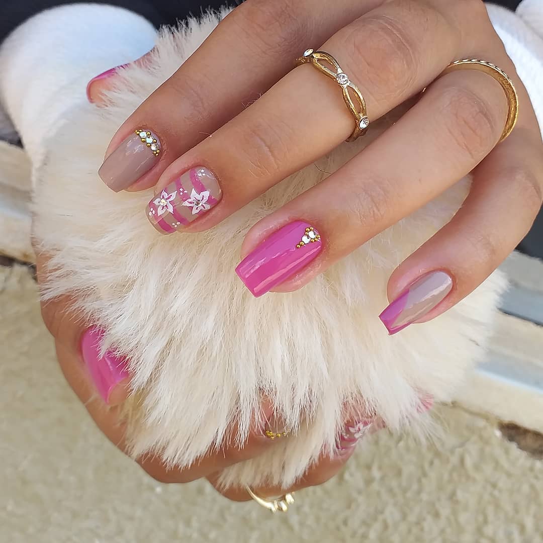 Unhas decoradas rosa: 90 ideias lindas e charmosas [FOTOS]