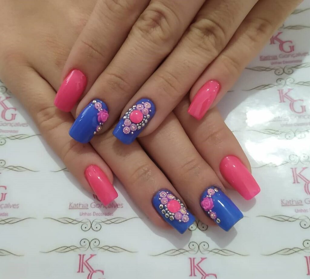 Unhas decoradas rosa: 90 ideias lindas e charmosas [FOTOS]