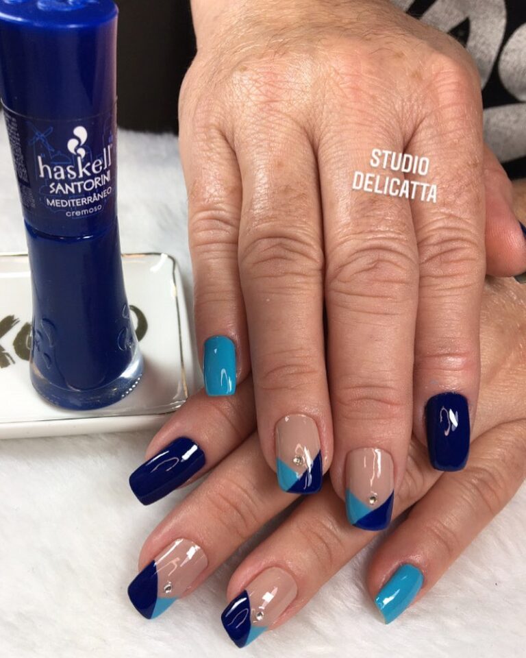 Unhas decoradas em azul: 60 inspirações e tutorias para explorar o tom