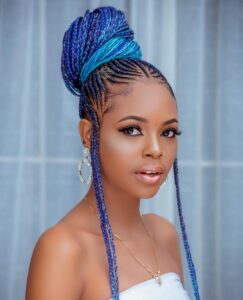Box braids azul: 35 fotos e tutoriais para ter tranças arrasadoras