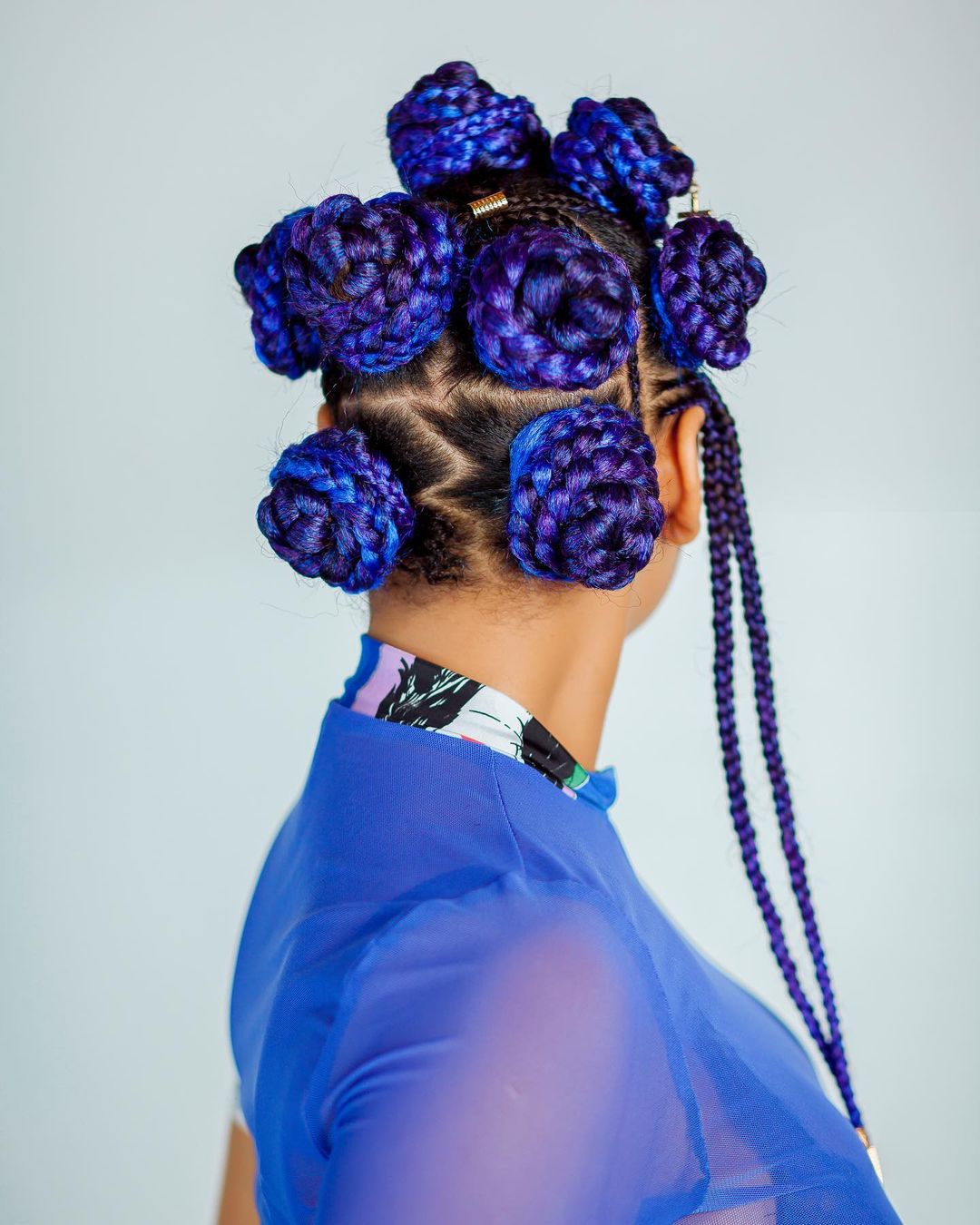 Box braids azul: 35 fotos e tutoriais para ter tranças arrasadoras