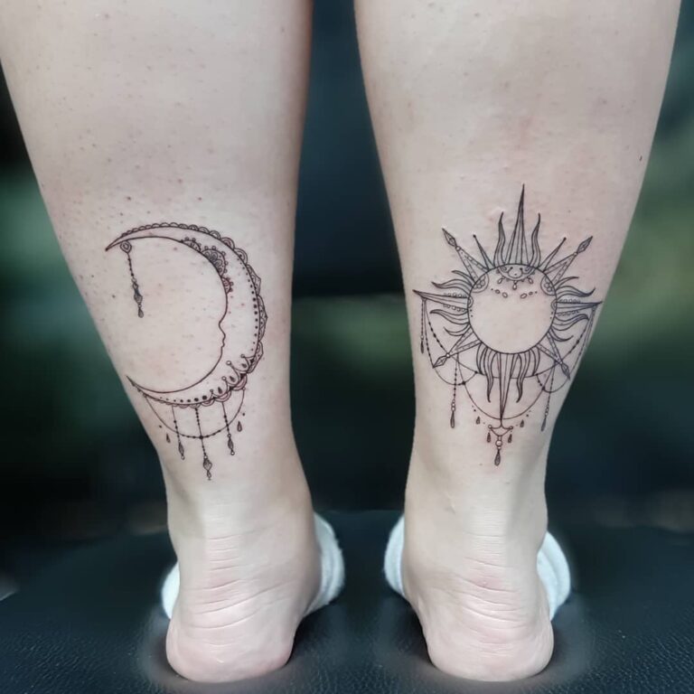 Tatuagem de sol e lua: 55 ideias que vão te encantar