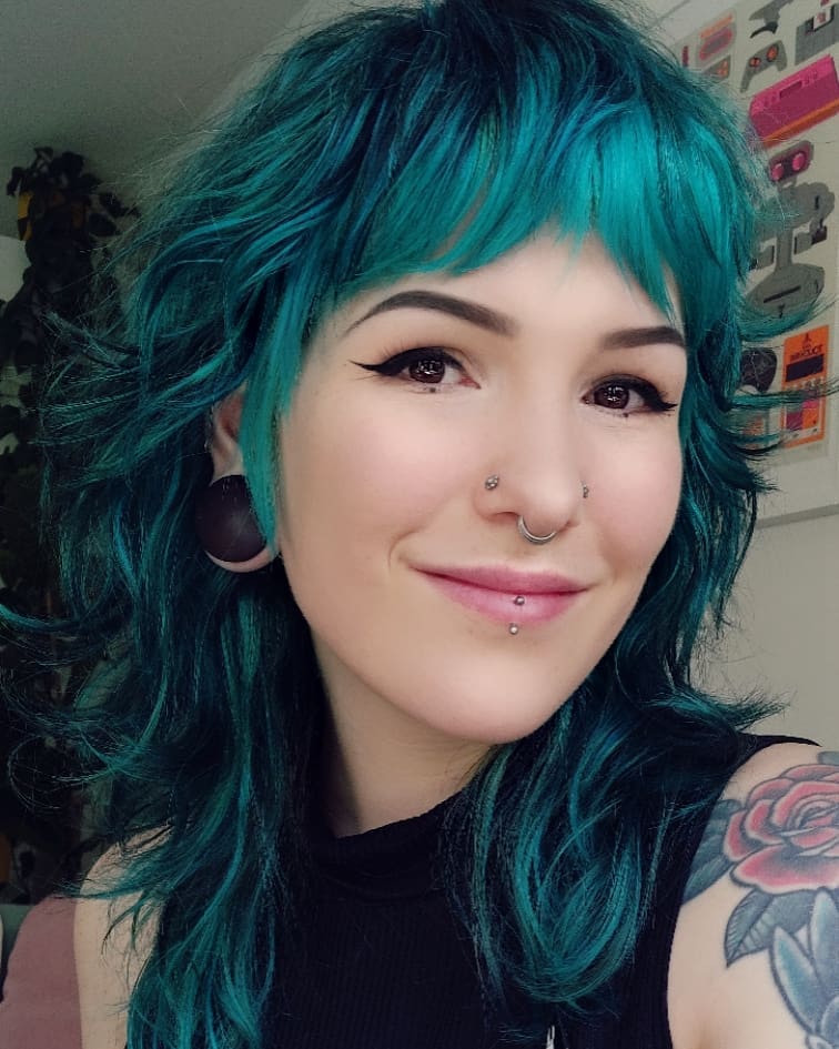 Cabelo azul turquesa: 40 ideias + 5 tintas para aderir a cor