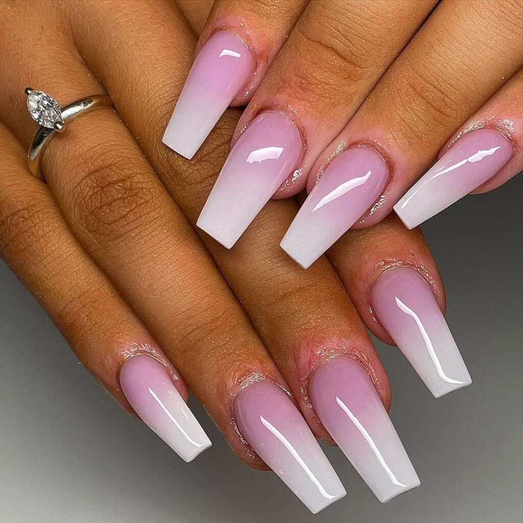 Unhas degrade rosa: 40 fotos + tutoriais para ficar na moda