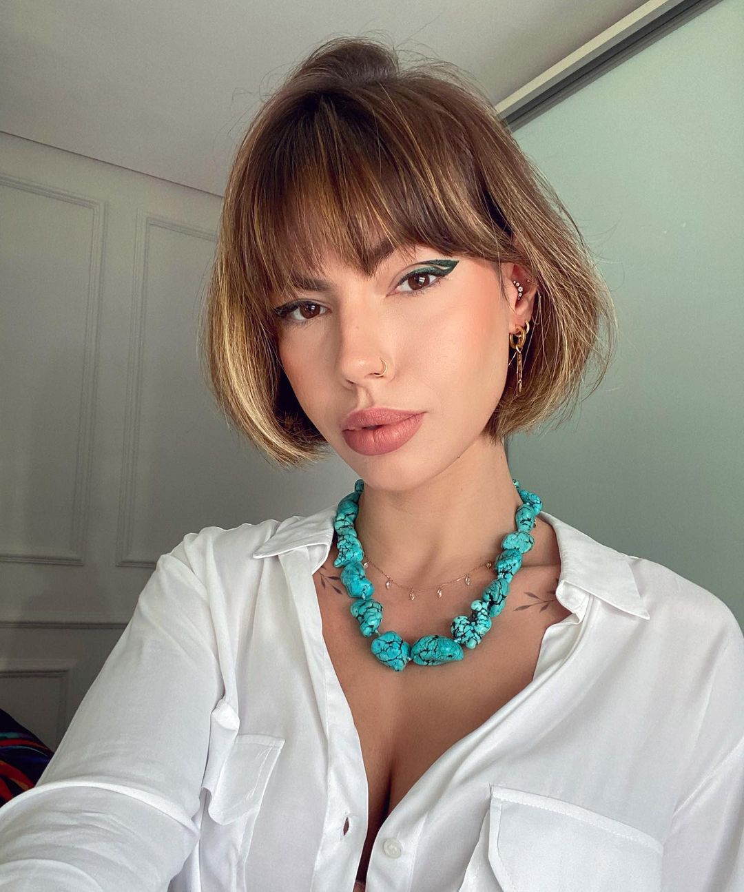 Cabelo curto liso: 70 cortes para um visual cheio de atitude