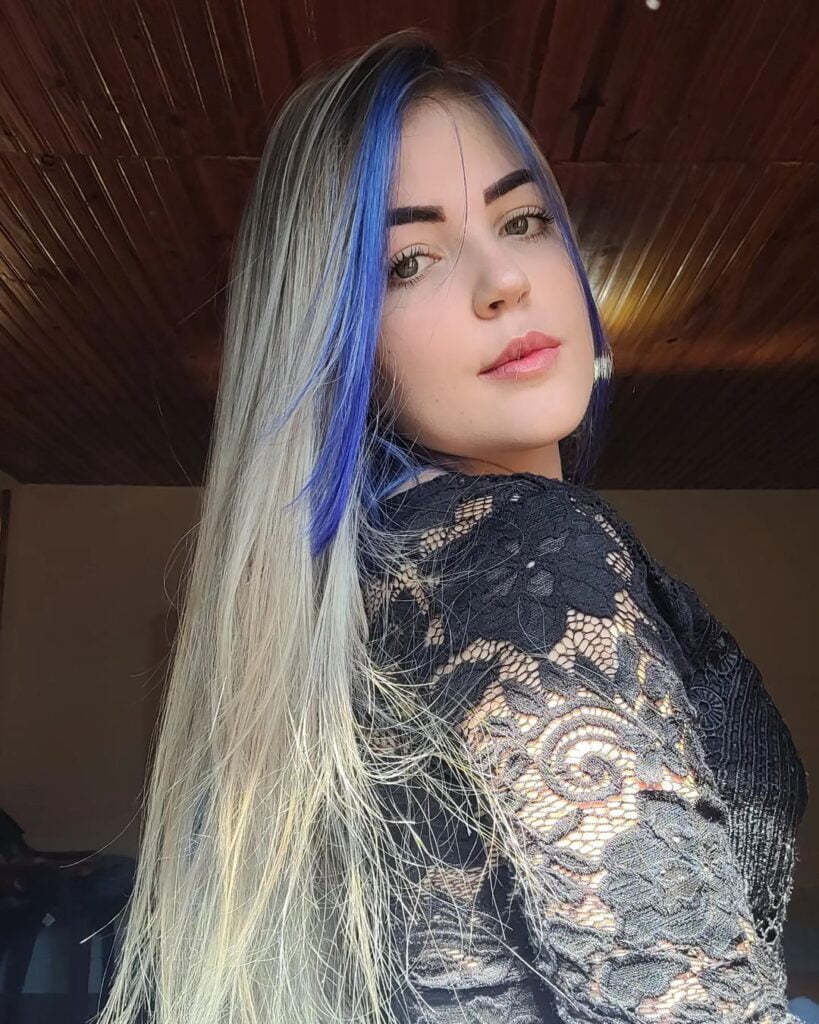 Mecha frontal azul: inspirações diferenciadas e tutoriais