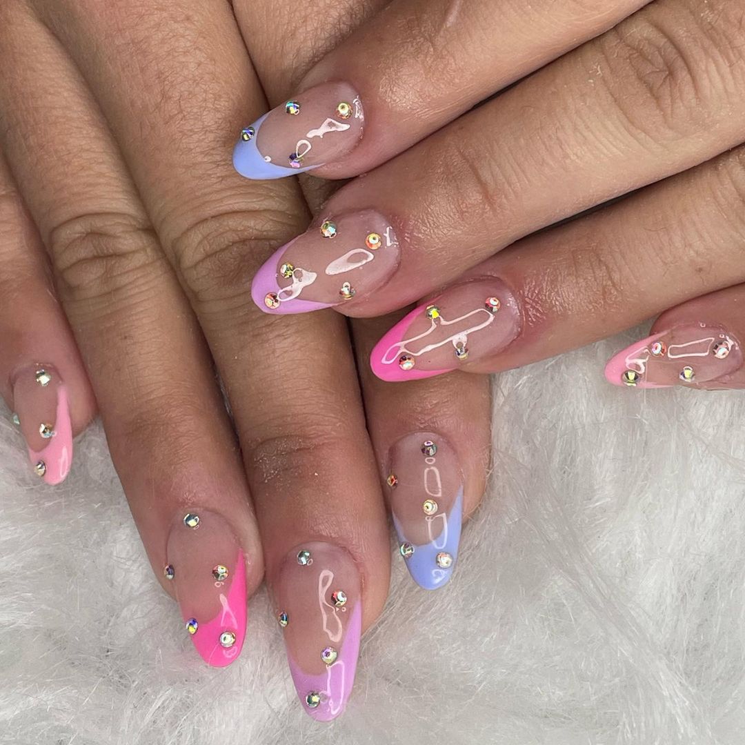Unhas almond decoradas: 40 nails arts e tutoriais fáceis