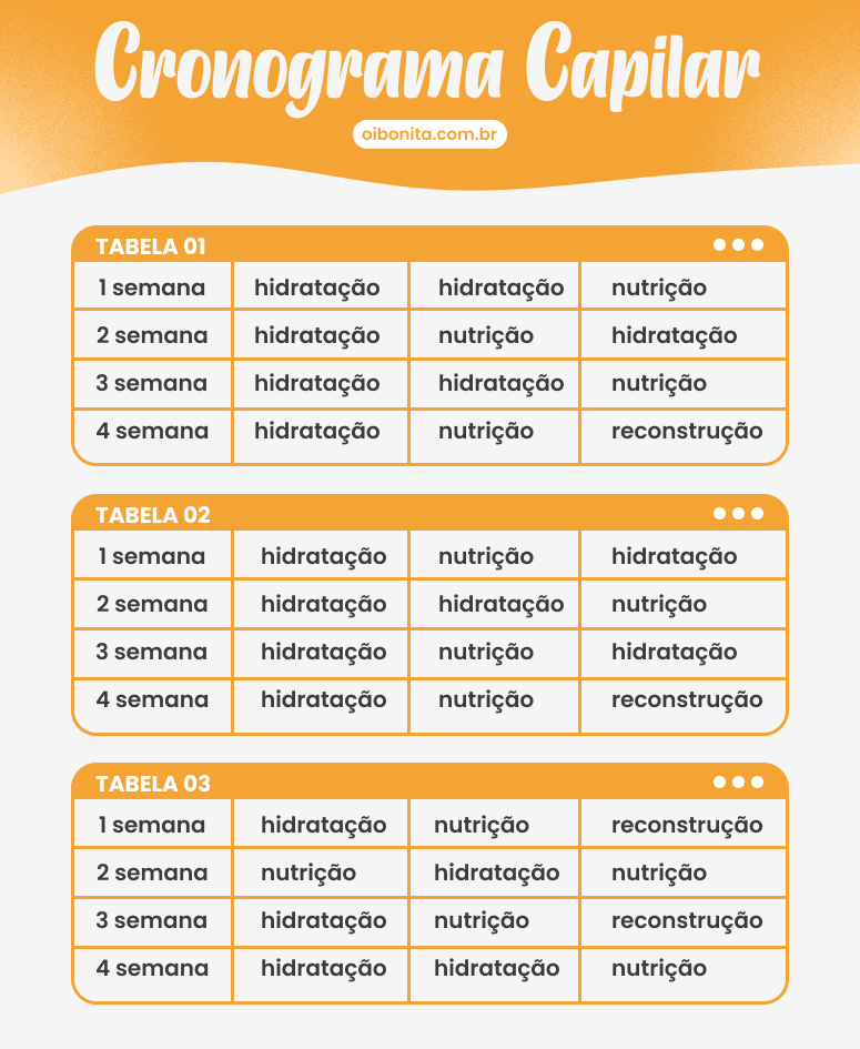 Cronograma capilar: o que é, como fazer e melhores produtos